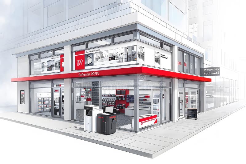 Modern Retail Store Design, Innovative Shopfront Architecture with ...