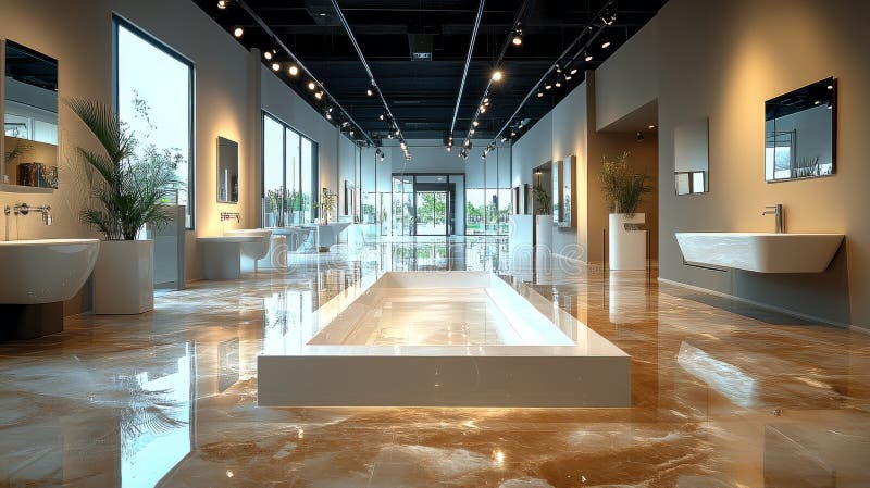 Modern Retail Store Interior Showcasing Sleek Design and Spacious ...