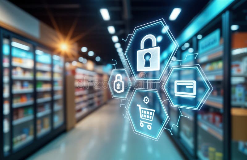 Modern Retail Tech Solution for Omnichannel Shopping Displayed in ...