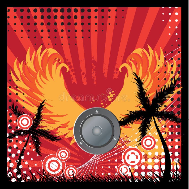 Music in the city stock vector. Illustration of album - 6032233