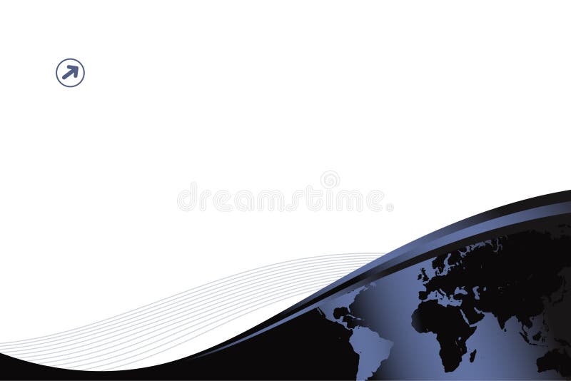 Modern Retro Map Presentation Stock Vector - Illustration of globe ...