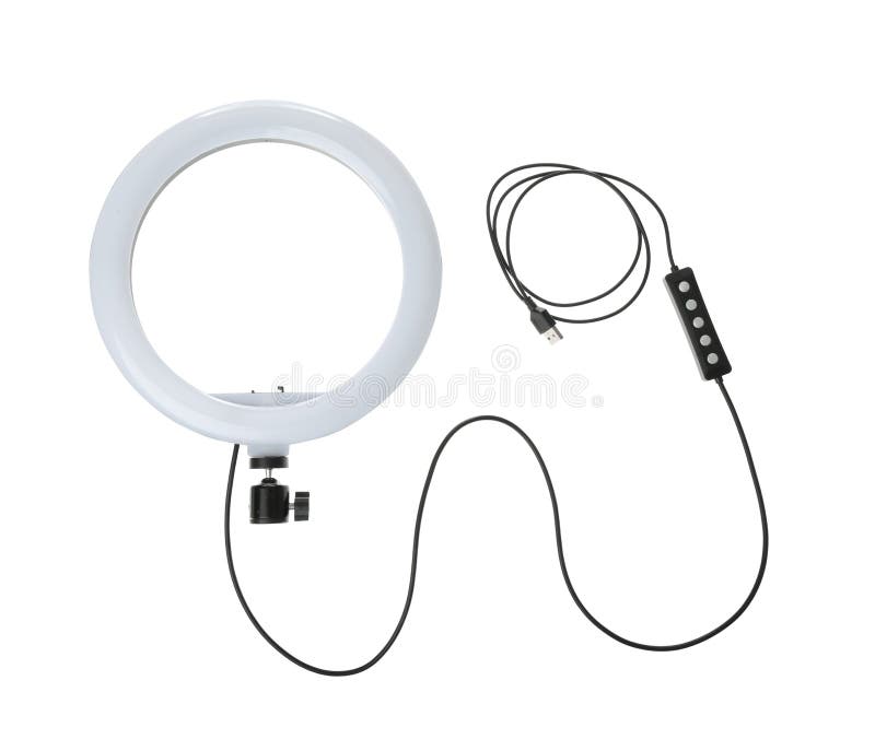 Modern Ring Lamp on a Clean White Background for Home Lighting Design ...