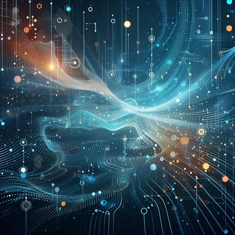 Modern Ripples: Tech-Inspired Water Wave Background, Generative AI ...