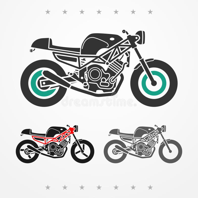 Modern road motorcycle stock illustration. Illustration of isolated ...