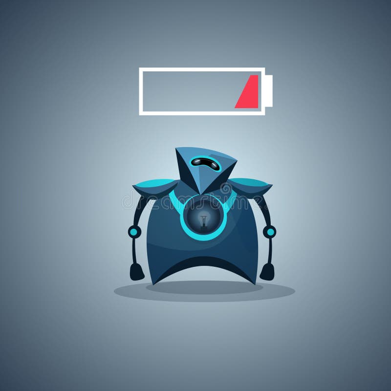 Robot Empty Battery Stock Illustrations – 52 Robot Empty Battery Stock ...