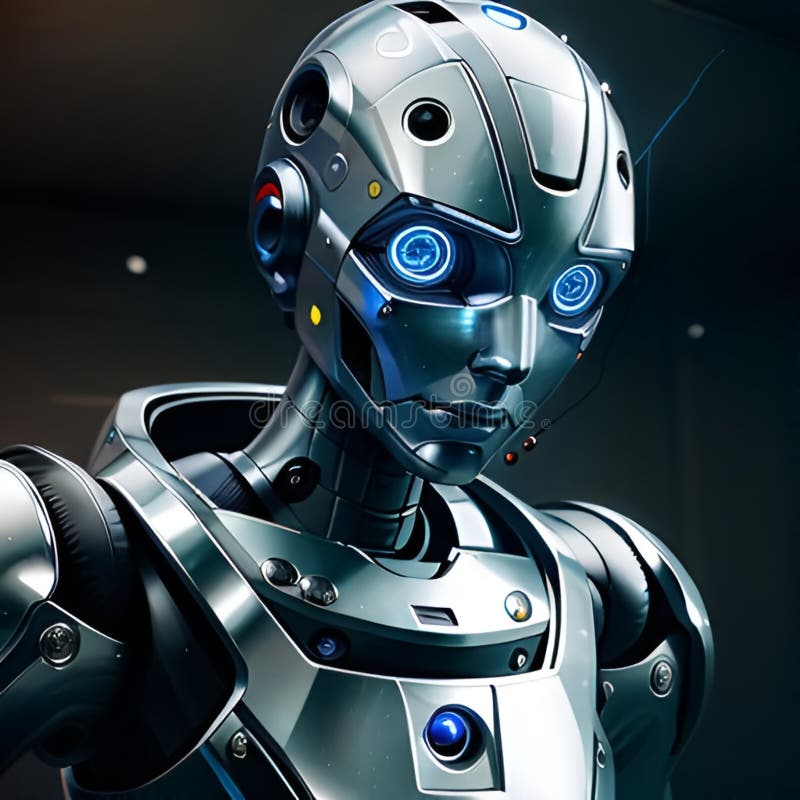 Modern robot stock photo. Image of engineering, industrial - 293429568