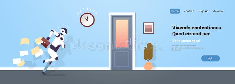 Running Robot Falling Stock Illustrations – 29 Running Robot Falling ...