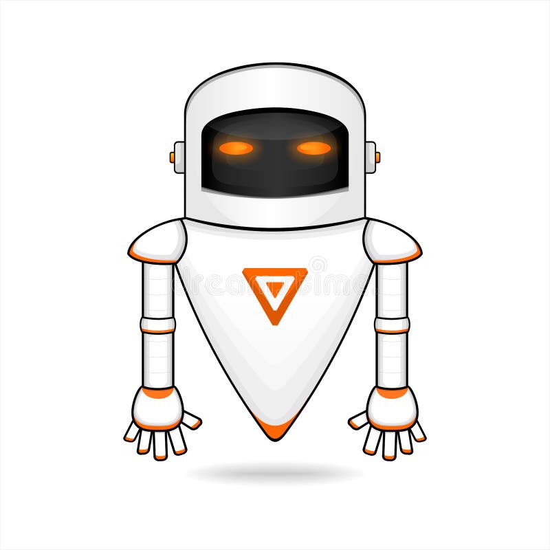 Modern Robot stock illustration. Illustration of vector - 40345516