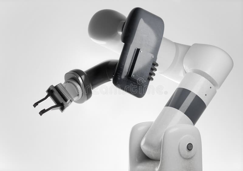 Modern Robotic Arm for Manufacturing Products Stock Photo - Image of ...