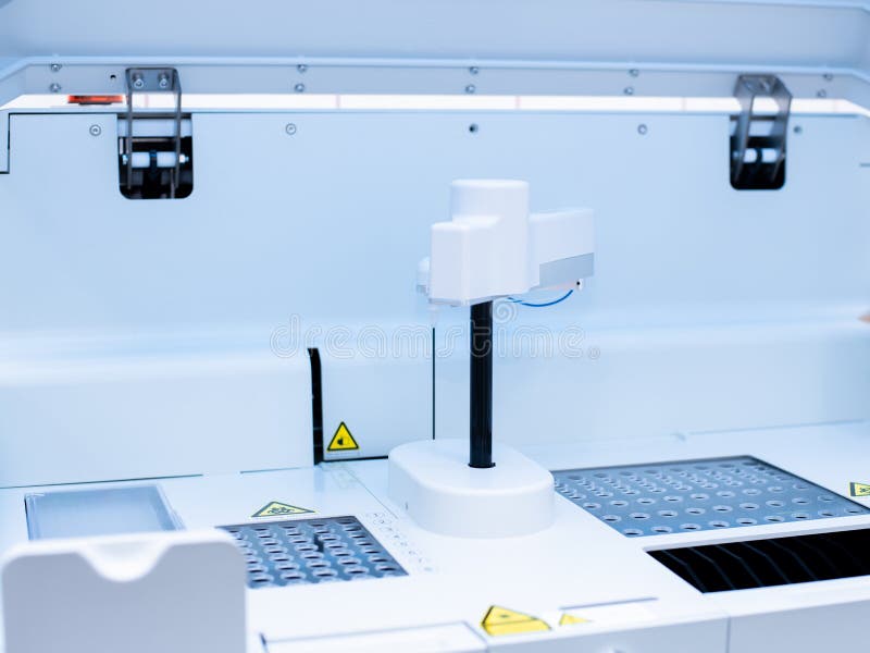 Modern Robotic Device for Blood Analyzing. Medical Equipment for ...