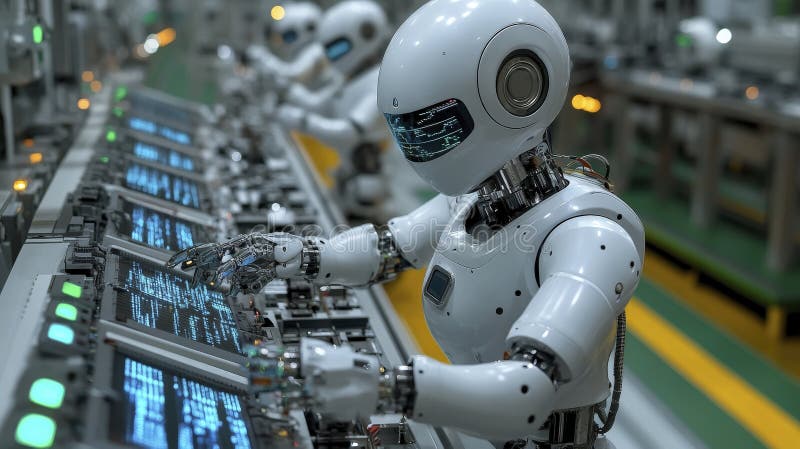 Assembly Line Computers Stock Illustrations – 173 Assembly Line ...