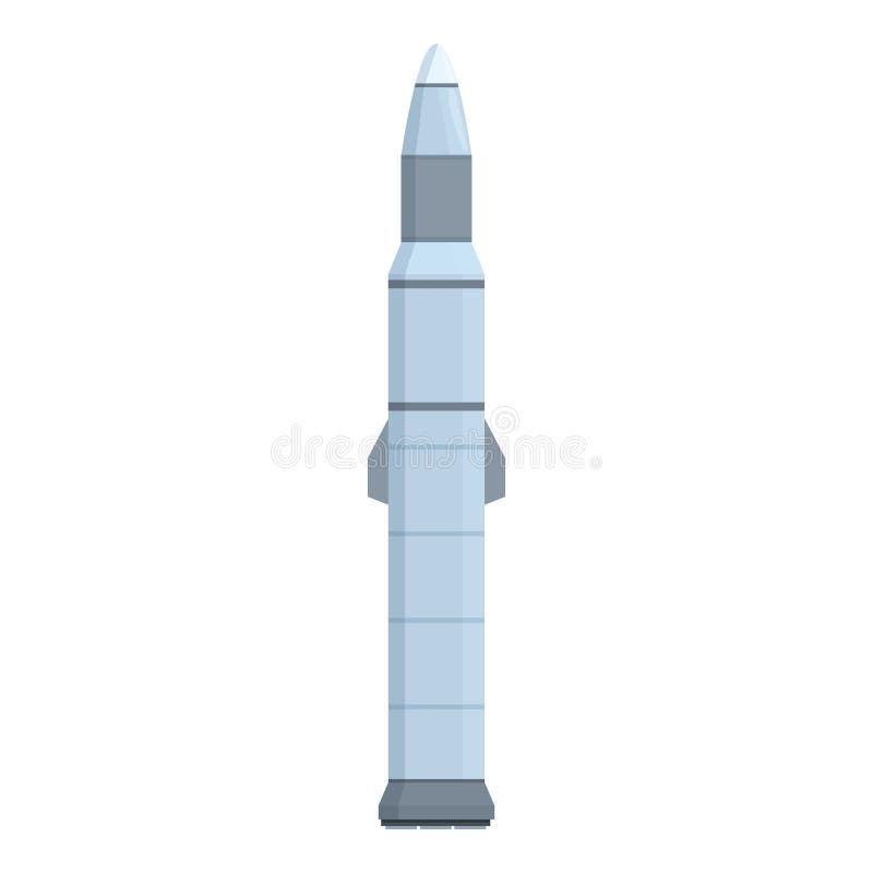 Modern Rocket Illustration on White Background Stock Vector ...