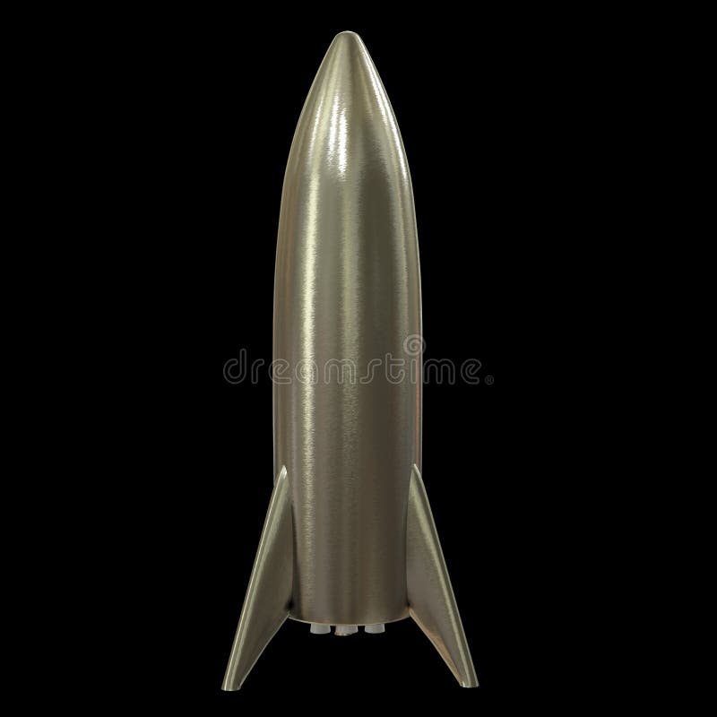 Modern Rocket Ready To Launch Stock Illustration - Illustration of ...
