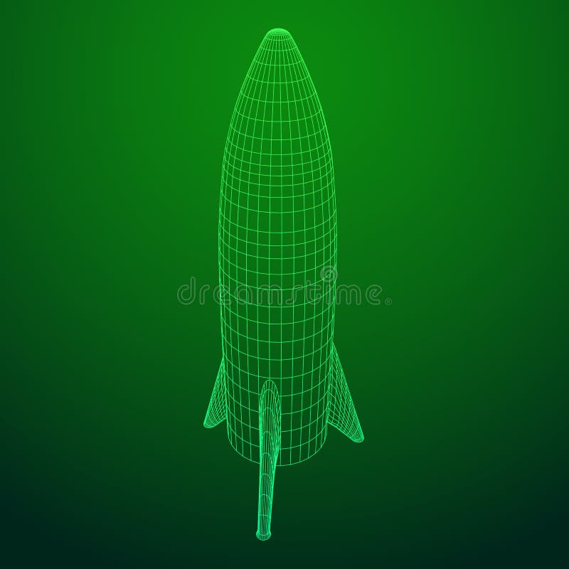 Modern Rocket Ready To Launch Stock Vector - Illustration of shape ...