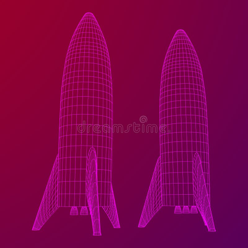 Modern Rocket Ready To Launch Stock Vector - Illustration of space ...