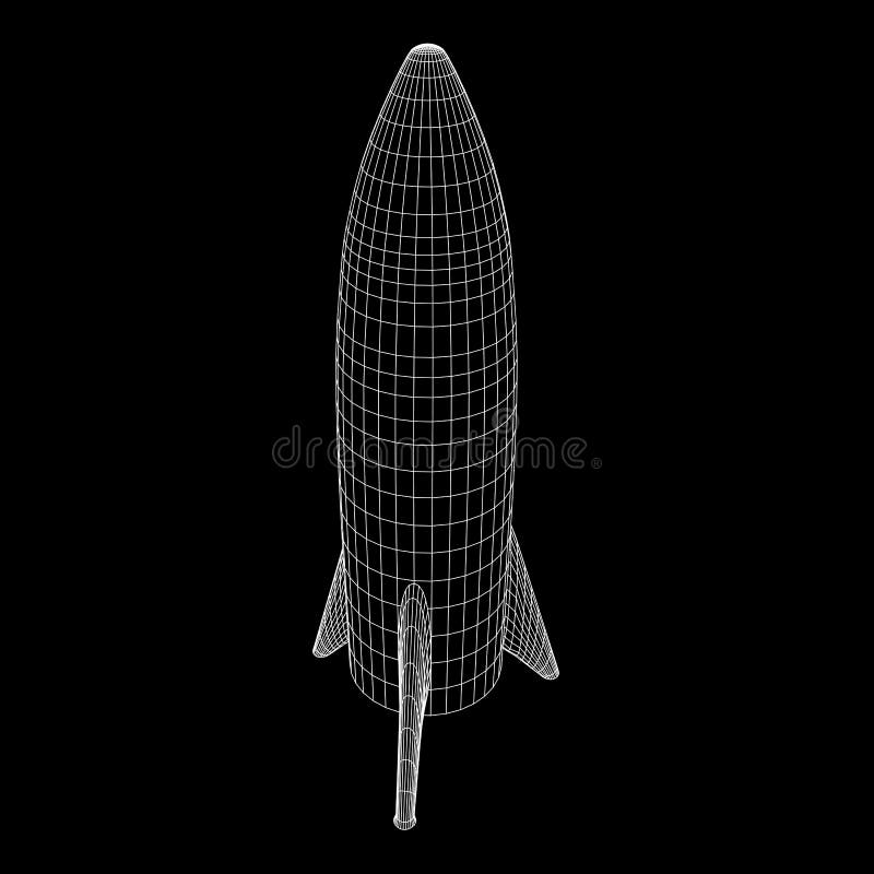 Modern Rocket Ready To Launch Stock Vector - Illustration of connection ...