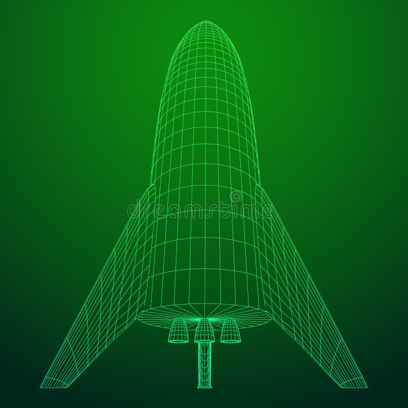 Modern Rocket Ready To Launch Stock Vector - Illustration of model ...