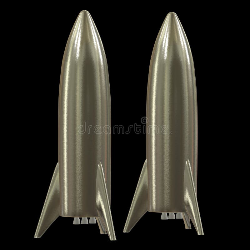 Modern Rocket Ready To Launch Stock Illustration - Illustration of ...