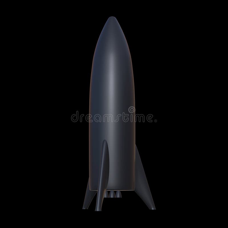 Modern Rocket Ready To Launch Stock Illustration - Illustration of mesh ...