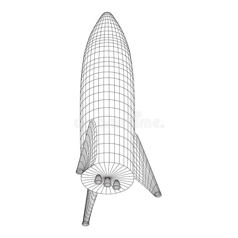 Modern Rocket Ready To Launch Stock Vector - Illustration of design ...