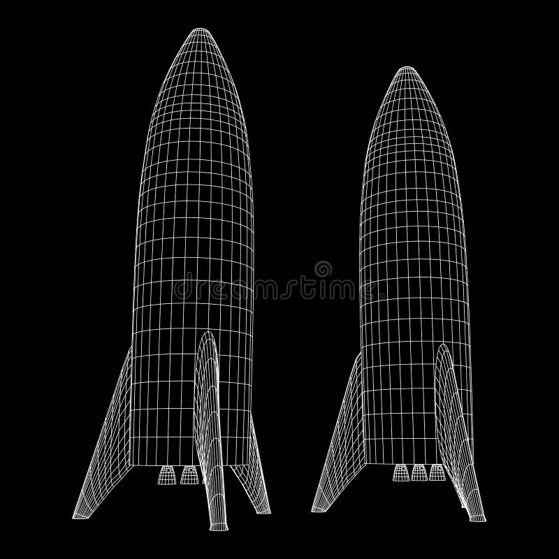 Modern Rocket Ready To Launch Stock Vector - Illustration of model ...