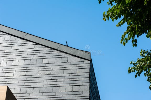 Modern Roofing Solutions from Modern Materials Stock Image - Image of ...