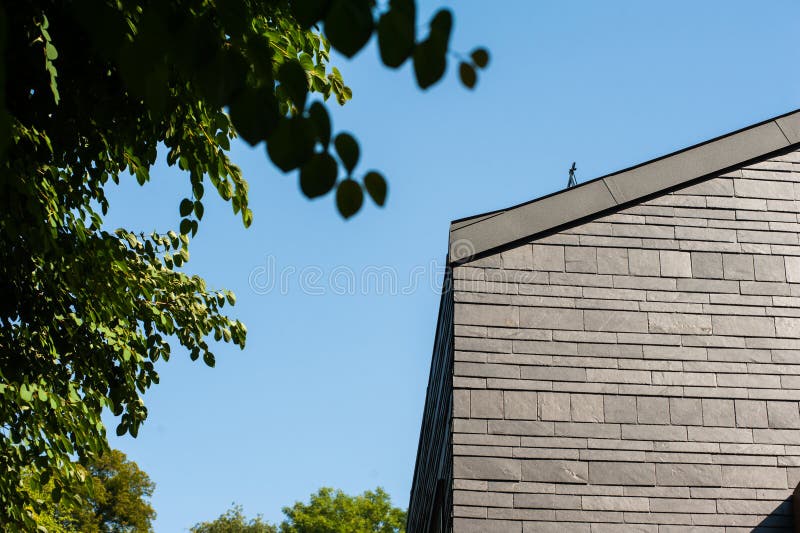 Modern Roofing Solutions from Modern Materials Stock Image - Image of ...