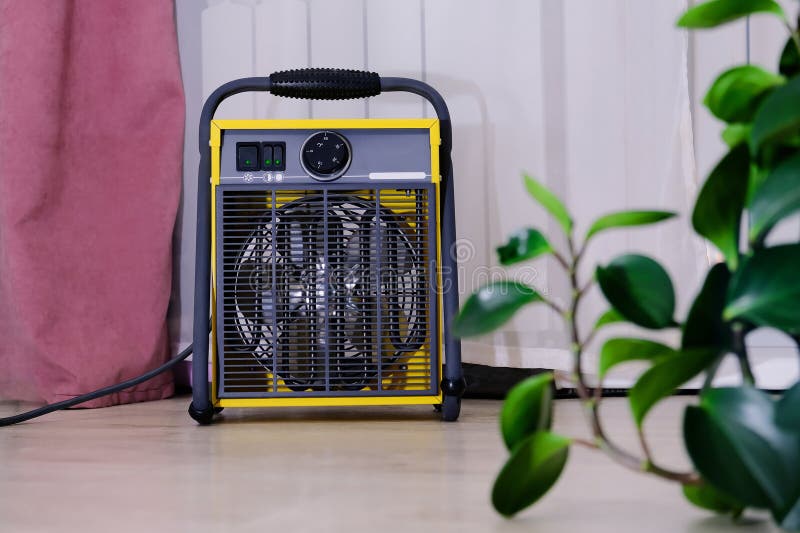 Modern Room Heater for Heating the Room on the Floor in the Kitchen ...