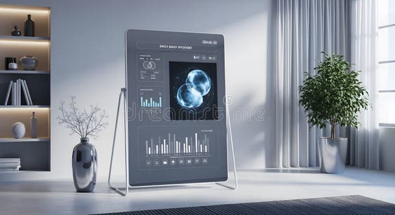 Futuristic Data Visualization: a Digital Mirror Displaying Biomedical ...