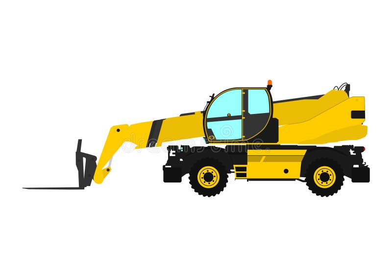 Telehandler Stock Illustrations – 370 Telehandler Stock Illustrations ...