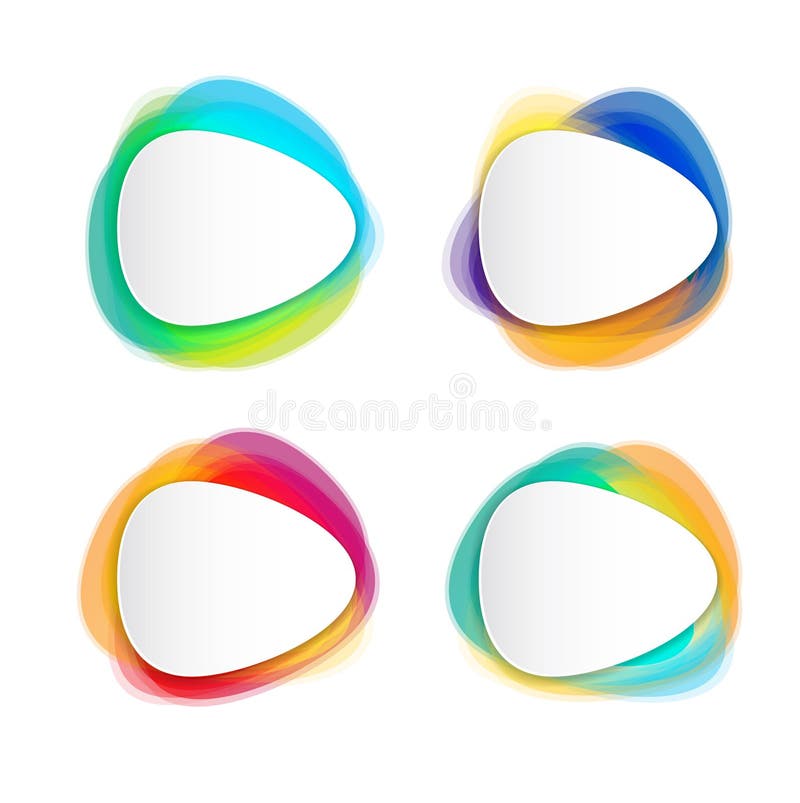 Modern Round or Circles Abstract Banners Overlay. Graphic Banners ...
