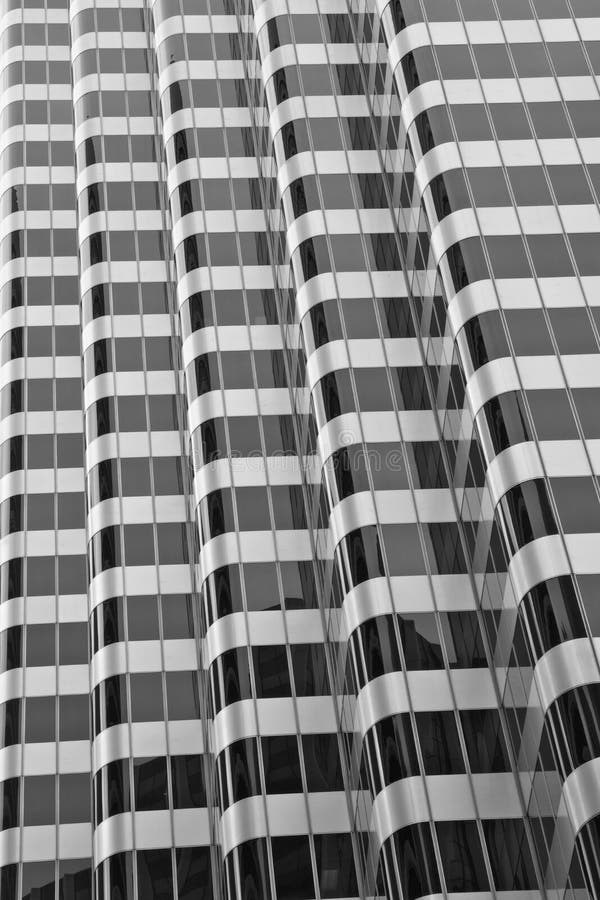 Modern Round Cornered Building Stock Image - Image of gray, modern ...