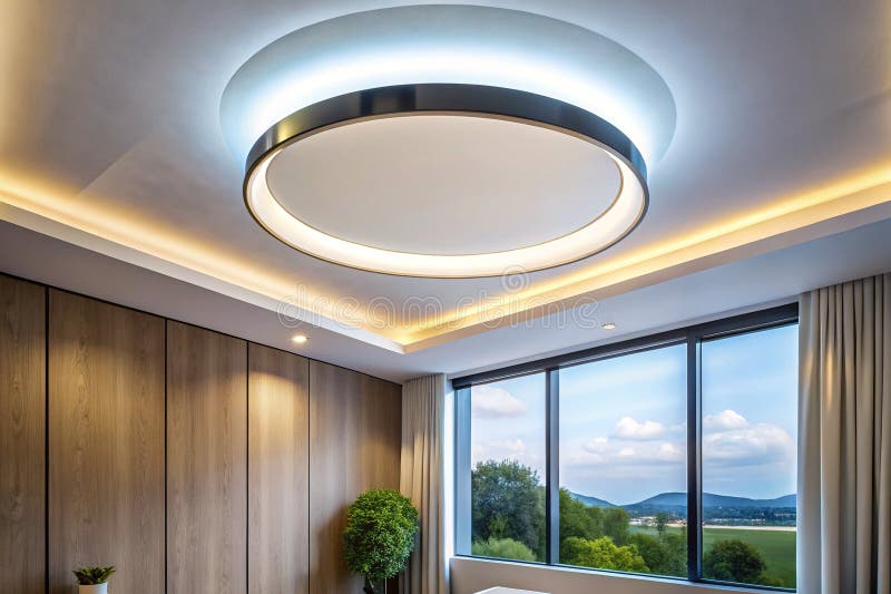 Modern Round LED Ceiling Light a Stylish and EnergyEfficient Lighting ...