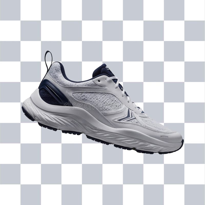 This Modern Running Shoe is Ready for Action on Transparent Background ...