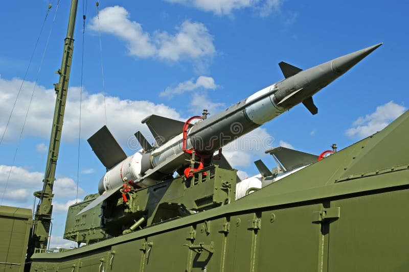 Modern Russian Anti-aircraft Missiles 5V27DE Stock Image - Image of ...