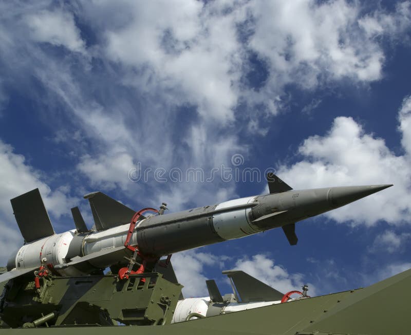 Modern Russian Anti-aircraft Missiles 5V27DE Stock Photo - Image of ...