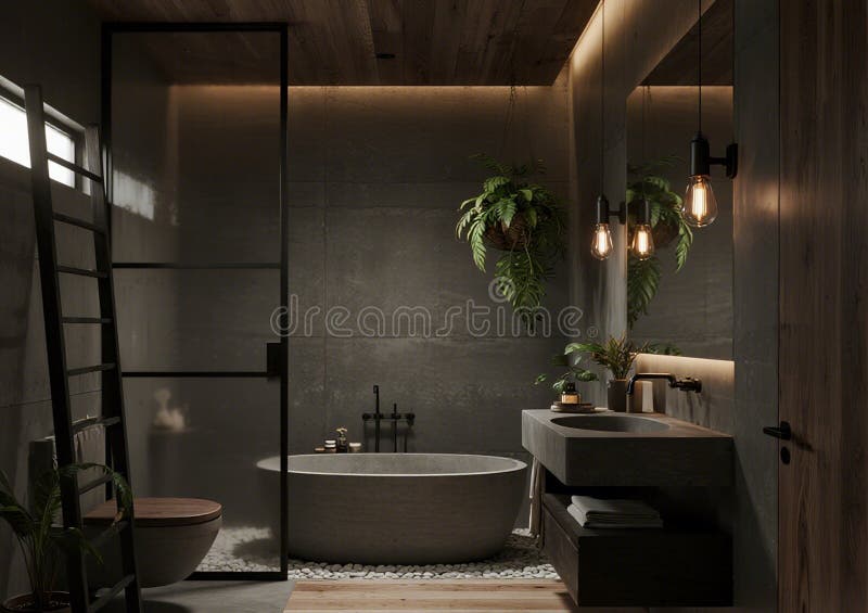 Bamboo Corner Cabinet Bathroom Stock Photos - Free & Royalty-Free Stock ...