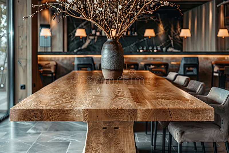 Modern Rustic Conference Room Elegance Stock Illustration ...