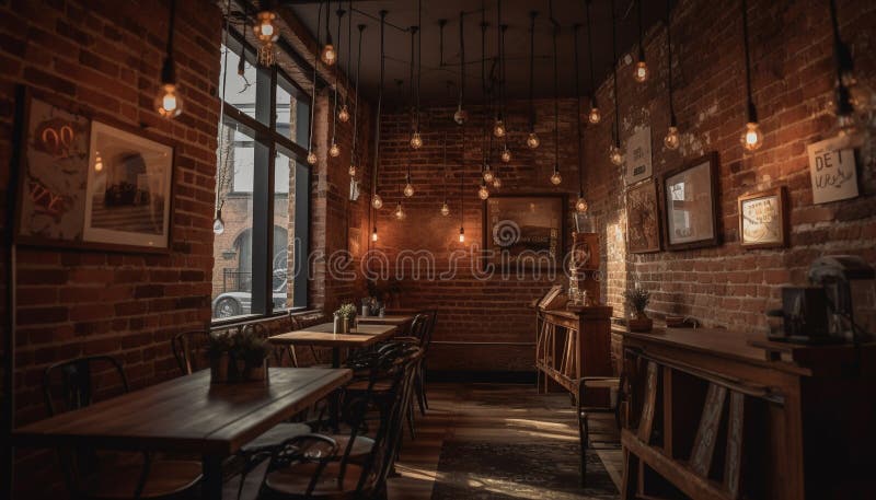 Modern Rustic Elegance Illuminates Comfortable Living Room in Empty ...