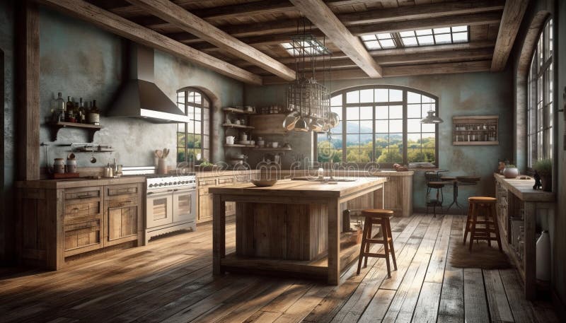 Modern Rustic Elegance Inside a Luxury Loft Apartment with Hardwood ...