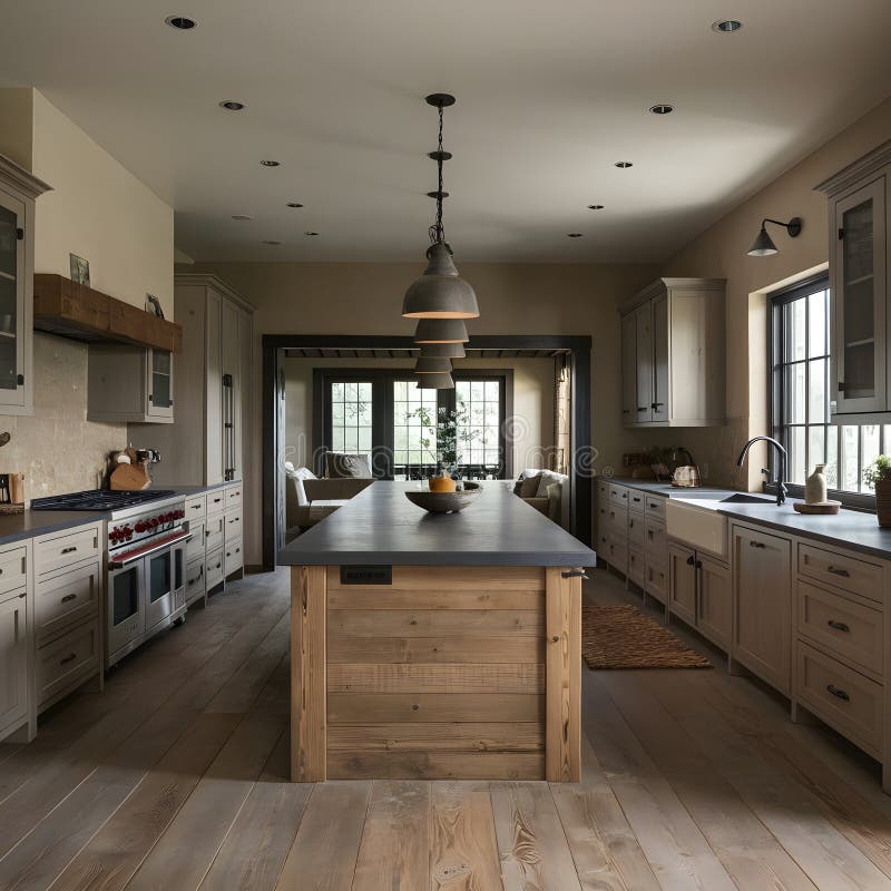 Modern Rustic Kitchen Design: a Harmonious Blend of Natural Charm and ...