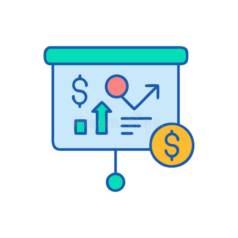 Modern Sales Strategy Icon for Execution Stock Photo - Illustration of ...