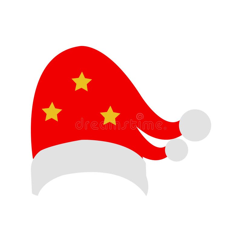 Modern Santa Claus Hat Accesoy Stock Vector - Illustration of happiness ...