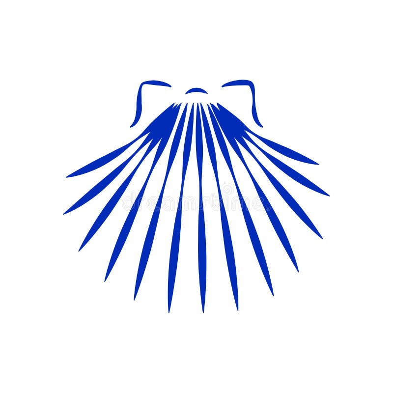 Modern Scallop Shell Logo Design Template Stock Vector - Illustration ...