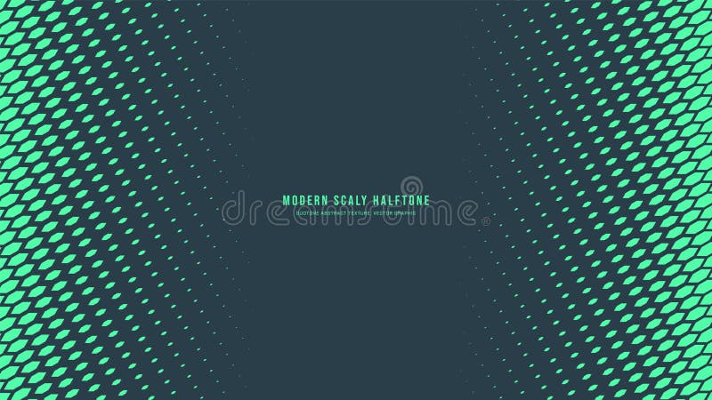 Modern Scaly Halftone Pattern Vertical Border Turquoise Abstract ...