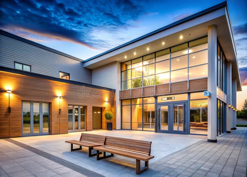 Modern School Architecture Meets Timeless Tradition a Striking Visual ...