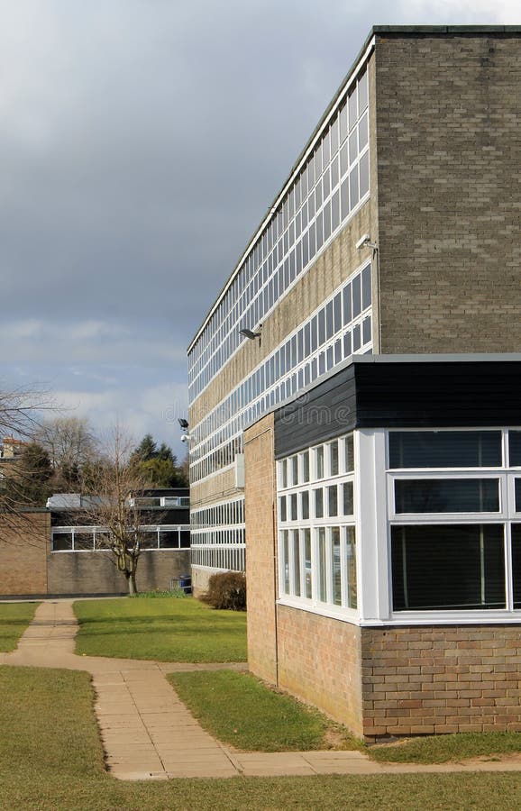Modern school building stock image. Image of high, school - 31373299
