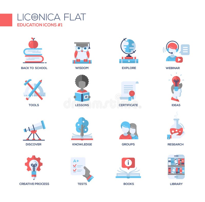 Education Interface Template with Infographics Stock Vector ...