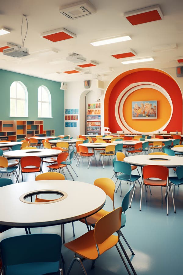 Modern School or Preschool Classroom Design Education and Learning ...