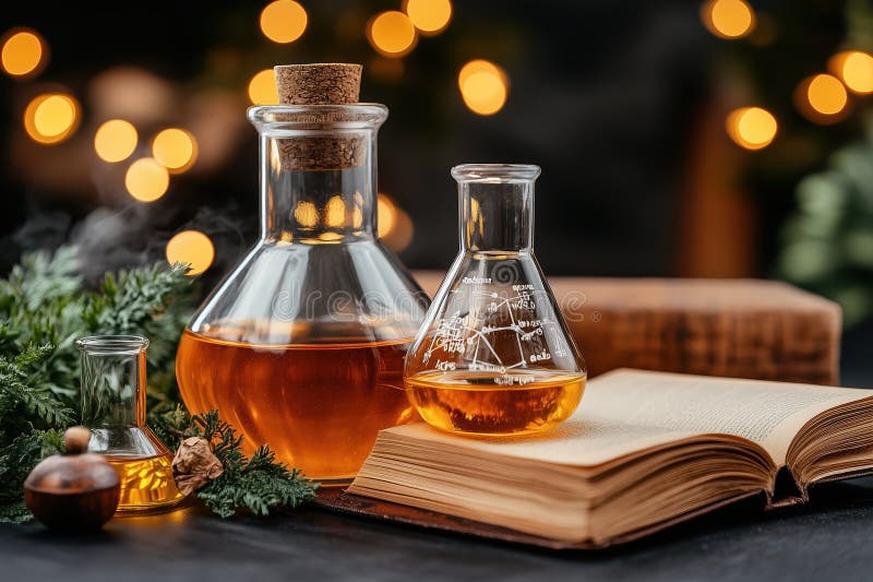 Modern Science Lab with One Color Stock Illustration - Illustration of ...